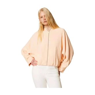 Twinset Damen, Jacken, Rosa, SGr&ouml;&szlig;e