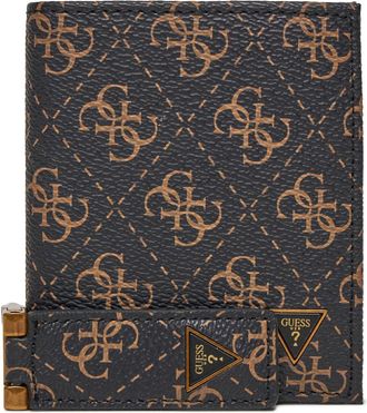 Guess Geldb&ouml;rse und Schl&uuml;sselanh&auml;nger Set Guess Gift Box GFBOXM P3301 Braun