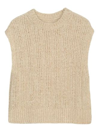 Marc O'Polo débardeur en maille côtelée - Tons neutres