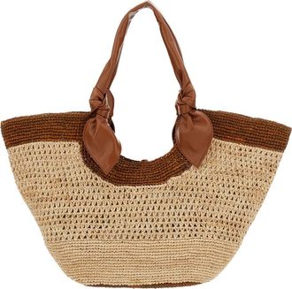 Hereu Femme, Sacs, Beige, Taille: ONE Size Sac cabas en paille