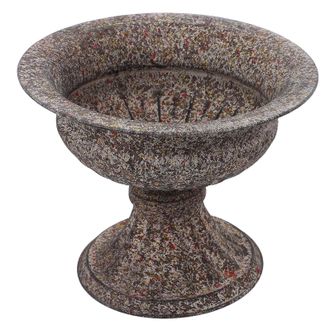 OSALADI Vintage Blumenvase aus Eisen Dekorative Retro Tischvase f&uuml;r Trockenblumen Handgefertigte Urnenvase f&uuml;r Hochzeits und Festdekoration