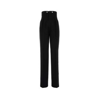Maison Margiela Wollhose - - Trousers - Damen - Schwarzk - S