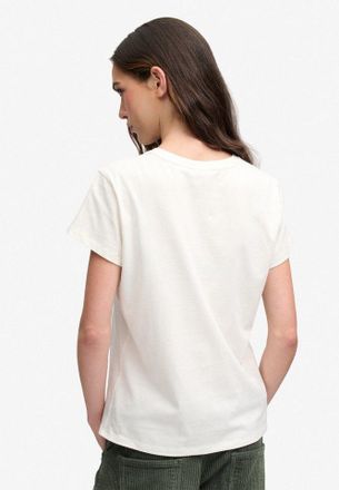 Superdry Print-Shirt LUXE CASUAL CLASSIC TEE Baumwolle, slim fit