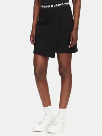 Karl Lagerfeld Minirock B3W12004 Schwarz Regular Fit