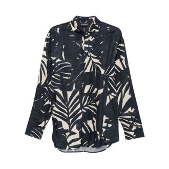 Emporio Armani Homme, Chemises, Multicolore, Taille: XL Floral Print Shirt