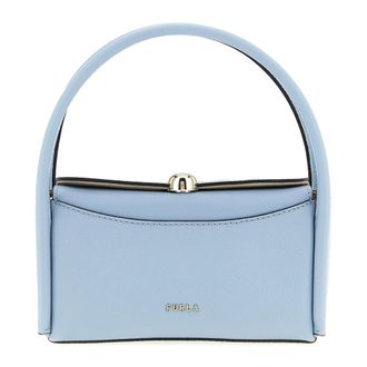 Furla Femme, Sacs, Bleu, Taille: ONE Size Nicole Mini Boston Bag