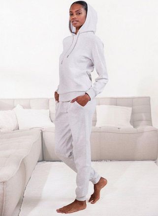 Vivance Hoodie mit seitlicher Loungewear Stickerei, Loungshirt