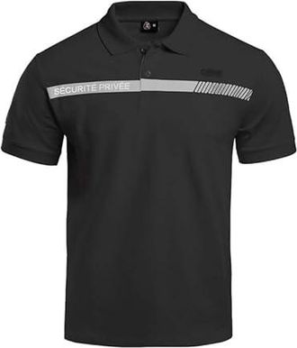 A10 Equipment Polo SÉCU-One SÉCURITÉ PRIVÉE Noir