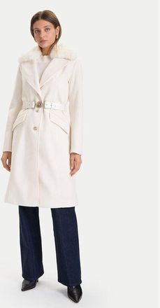 Guess Übergangsmantel W5BL25 W2672 Écru Regular Fit