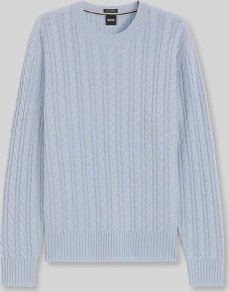 HUGO BOSS Regular Fit Pullover mit Baumwoll-Anteil Modell Furlan