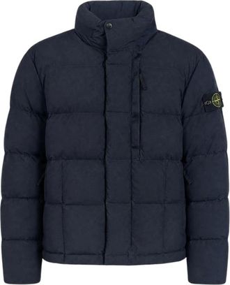 Stone Island Doudoune Coton Toile - Homme - Vestes - Bleu - Taille: XL