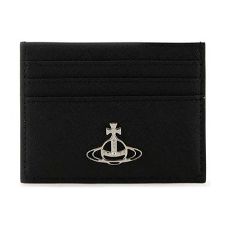 Vivienne Westwood Femme, Accessoires, Noir, Taille: ONE Size Porte-cartes Logo