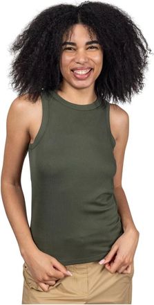Max Mara Femme, Tops, Vert, Taille: 40 FR Silk Sleeveless Top