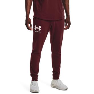 Under Armour Mens Warmup Bottoms Mens Ua Rival Terry Joggers, Chestnut Red, 1361642, Size MD