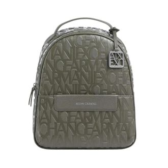 A|X Armani Exchange Femme, Sacs, Vert, Taille: ONE Size Liz Pebble S Backpack