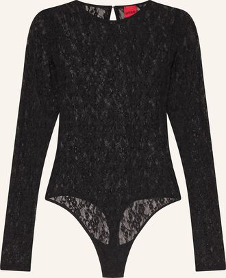 HUGO BOSS Hugo Spitzenbody Dulietta schwarz