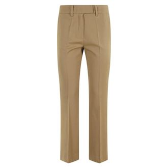 Federica Tosi Khaki Schlaghose Wollmischung - - Trousers - Damen - Gr&uuml;n - L