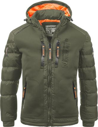 Geographical Norway Herren Winterjacke Beachwood Kaki - 3XL