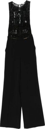 Elisabetta Franchi Femme, Combinaisons et Ensembles, Noir, Taille: 42 FR Jumpsuits