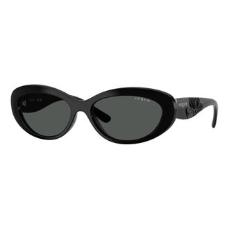 Vogue Eyewear Stilvolle Sonnenbrille in Schwarz - - Accessories - Damen - Schwarzk - 55 MM