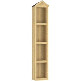 vidaXL Ger&auml;teschuppen 40x33x222 cm Kiefernholz Impr&auml;gniert Vidaxl
