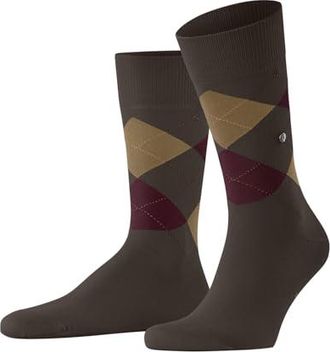 Burlington King M So coton fantaisie 1 paire, Chaussettes Homme, Marron Autumn Melange 5880-O, 46-50