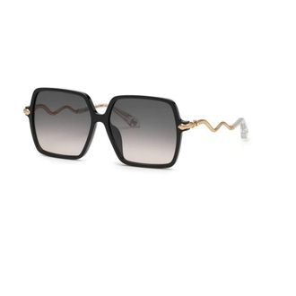 Roberto Cavalli Eckige Sonnenbrille - - Accessories - Damen - Schwarzk - 59 MM