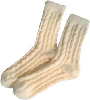 Generic Chaussettes de couchage &eacute;paisses en velours pour femme - Automne et hiver - Chaussettes de couchage dhiver pour int&eacute;rieur et ext&eacute;rieur - Chaussures as