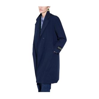 Lola Casademunt Trench technique matelass&eacute; fin - Femme - Manteaux - Bleu - Taille: 42 FR