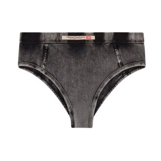 Diesel Femme, Sous-v&ecirc;tements, Noir, Taille: 38 FR Slip Gris Clair &agrave; Taille &Eacute;lastique