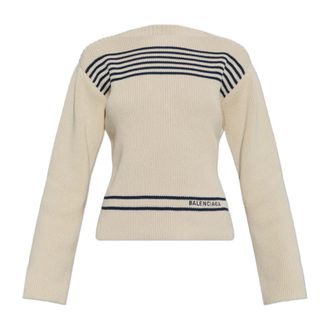 Balenciaga Damen, Strickwaren, Beige, MGr&ouml;&szlig;e