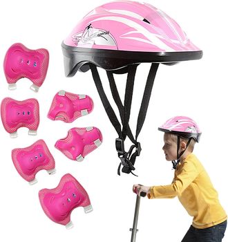Generic Skateboard Protective Gear Set - Sicherheit Sports Kit, Cute Muster | Schutzausr&uuml;stung f&uuml;r Skateboard, Roller, Rollschuhlaufen, Fahrrad, Kinder Jugend