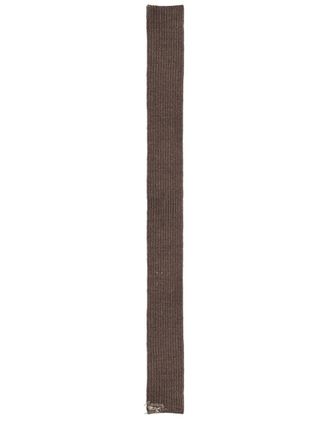 Maison Margiela Virgin Wool and Cotton Blend Scarf - Brown