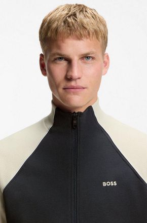 HUGO BOSS Sweatjacke Skaz mit Markenlabel