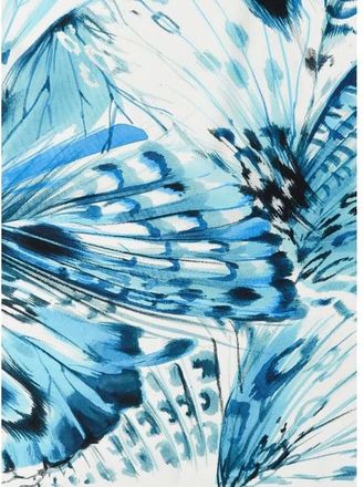 Au Printemps Paris Foulard en soie &agrave; motif