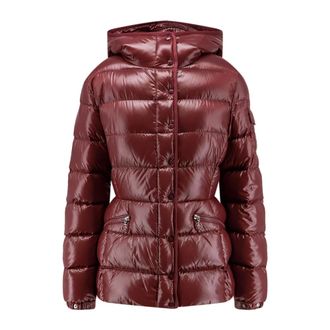 Moncler Femme, Vestes, Rouge, Taille: 38 FR Barante Short Down Jacket