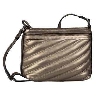 Gabor bags CAMILA Damen Umhängetasche S, old silver, 18x7x15