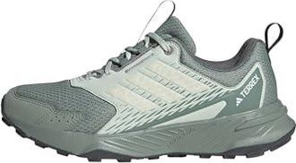 adidas Femme Terrex Tracefinder 2 Trail Running Shoes, Silver Green/Off White/preloved Fig, 40 2/3 EU