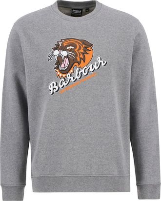 Barbour Sweatshirt aus Baumwolle mit Frontprint in