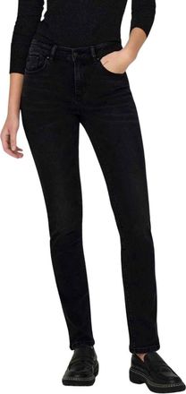 Only Damen Jeanshose Onlsui Mid Slim DNM Guabox, Schwarz, S / 32L