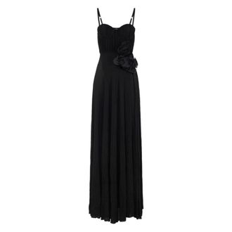 Elisabetta Franchi Schwarzes Kleid f&uuml;r Frauen Eleganter Stil - - Dresses - Damen - Schwarzk - XL