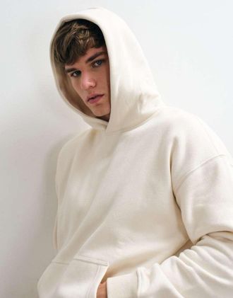 Abercrombie & Fitch hoodie essentiel &eacute;cru-Neutre