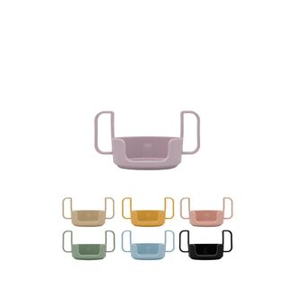 DESIGN LETTERS Griff f&uuml;r Baby und Kinder Trinkglas in Tritan (Lavendel) - BPA-frei, BPS-frei und EA-frei. Erleichtert dem Kind das Trinken des Glases, sp&uuml;lmaschinenf