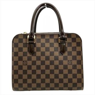 Louis Vuitton Sac &agrave; main vintage en toile Pre-owned - Femme - Pre-owned - Brun - Taille: ONE Size
