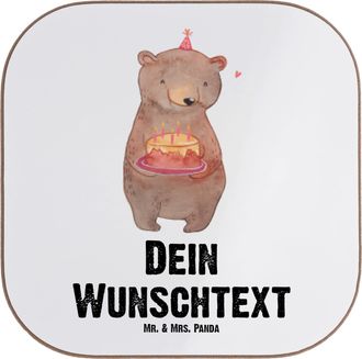 Mr. & Mrs. Panda Personalisierter Untersetzer 2000 Geburtstag - Personalisierte Geschenke, Geburtstagsfeier, Alles Gute, Alter, Glasuntersetzer, Jahr, Personalisieren,