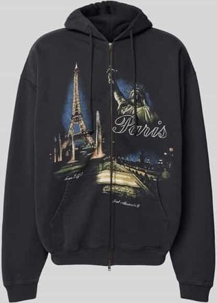 VETEMENTS Oversized Sweatjacke mit Foto-Print