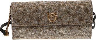 Pinko Pinko, Femme, Sacs, Jaune, Taille: ONE Size Love Tiny Birds Bag