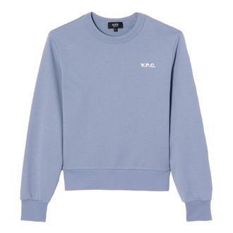 A.P.C. A.p.c. - SweaT-shirt VPC - Femme - Sweatshirts et sweats &agrave; capuche - Bleu - Taille: 36 FR