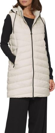 s.Oliver Leichte Steppweste mit Logo-Kapuze