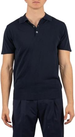 Daniele Fiesoli Homme, Tops, Bleu, Taille: S Polo